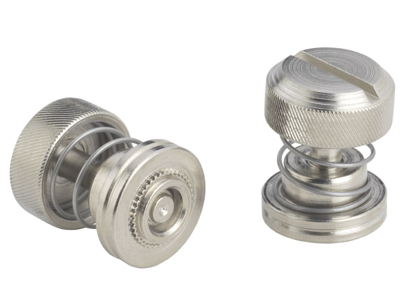 Captive Panel Screw-Low Profile Knob, Spring-loaded PF30, PF31, PF32 ...